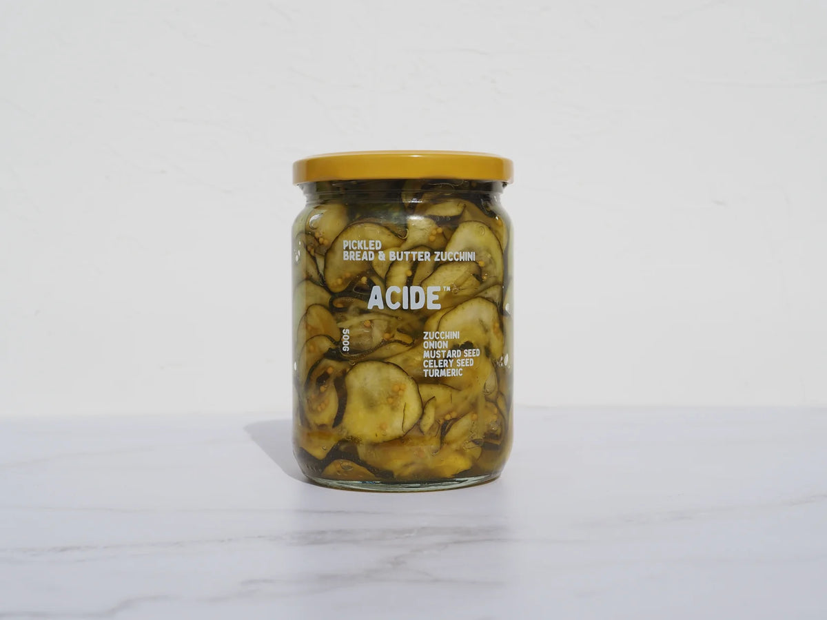 ACIDE "Bread & Butter Zucchini Pickles" – The Que Club