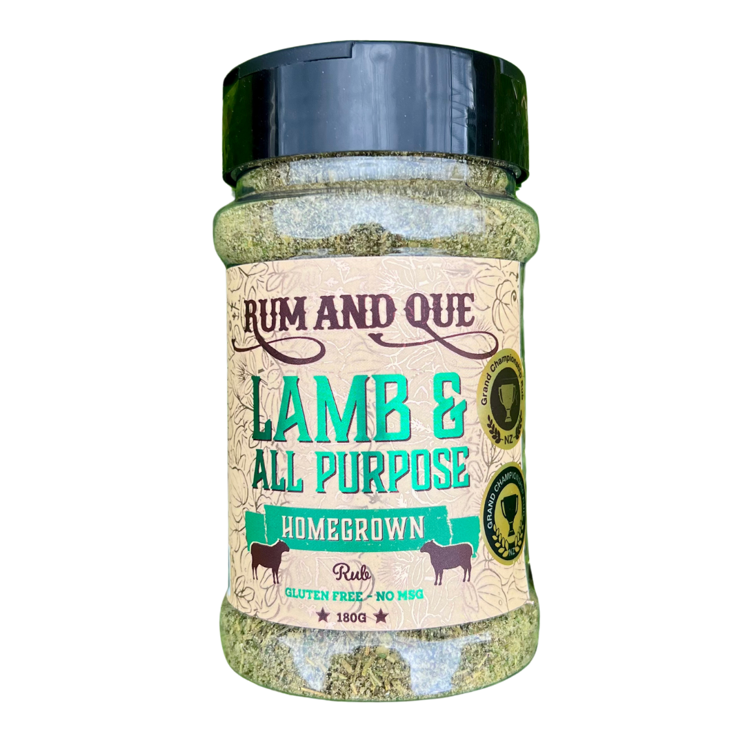 Rum and Que "Homegrown" BBQ Rub 200g – The Que Club