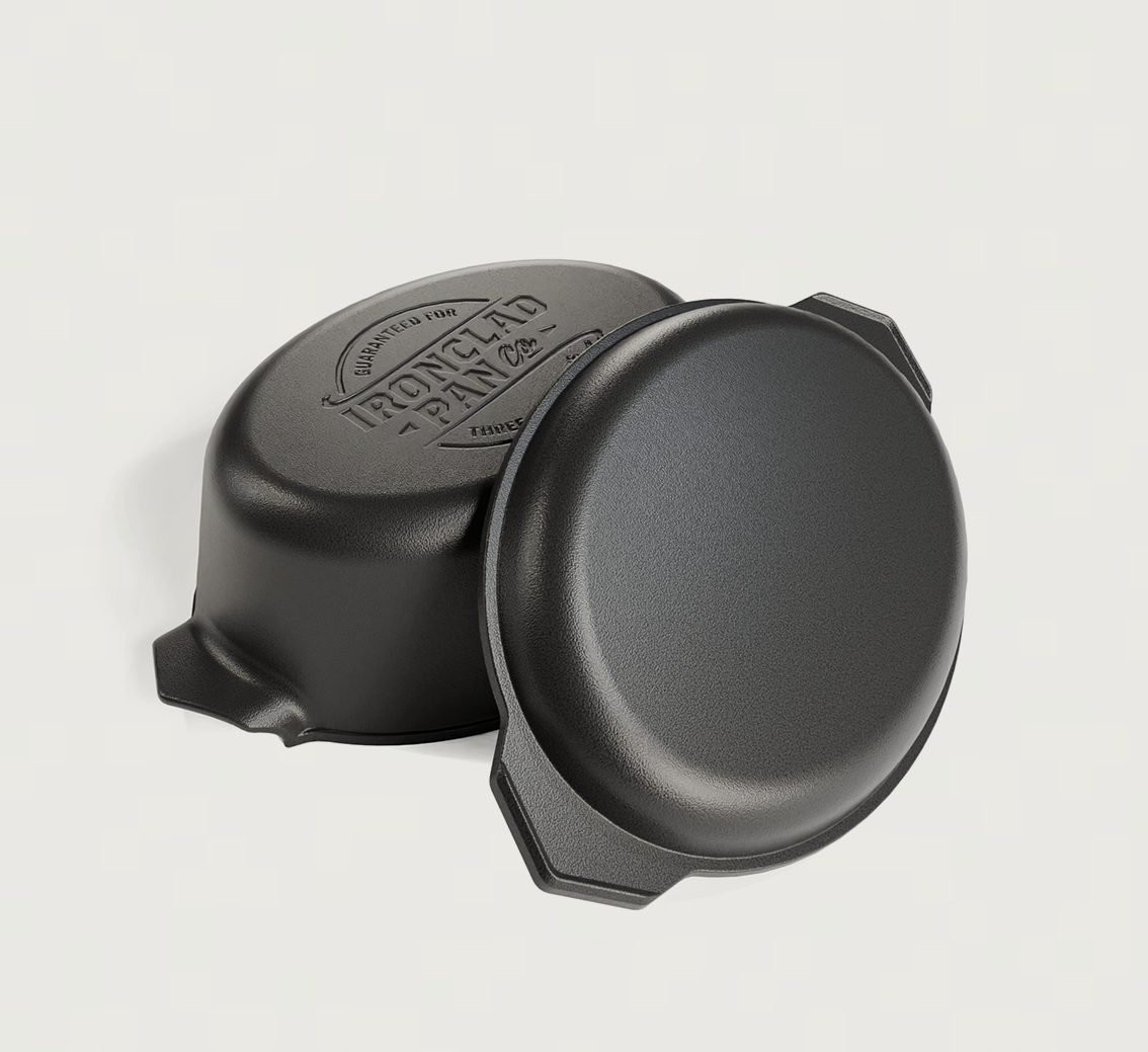Ironclad "The Old Dutch" 4.5L Double Dutch Oven – The Que Club