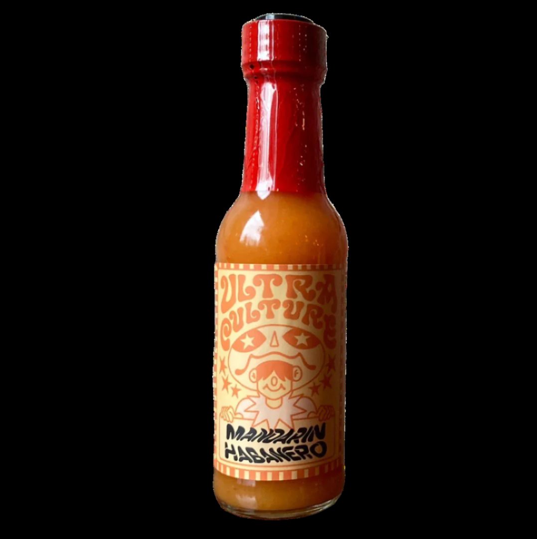 Ultra Culture "Fermented Mandarin Habanero" Hot Sauce – The Que Club