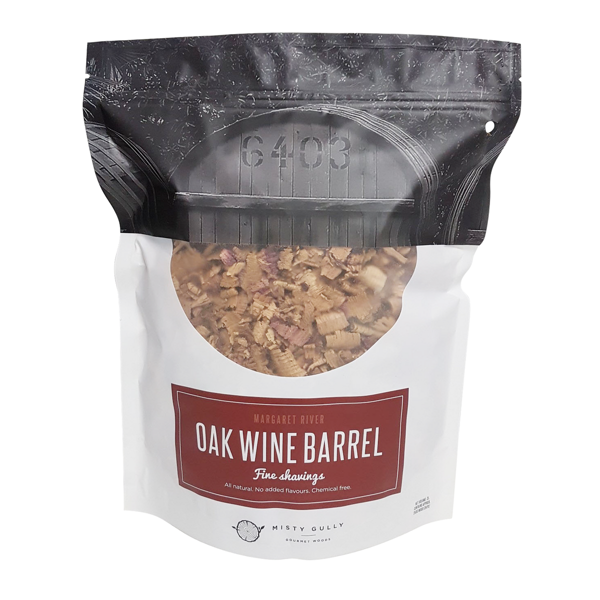 Misty Gully " Wood Shavings" - Red Wine Barrel – The Que Club