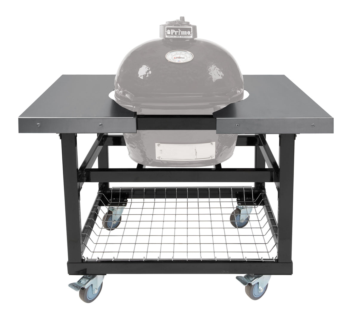Primo "Cart Base with Basket and Stainless-Steel Side Shelves" - Junio ...